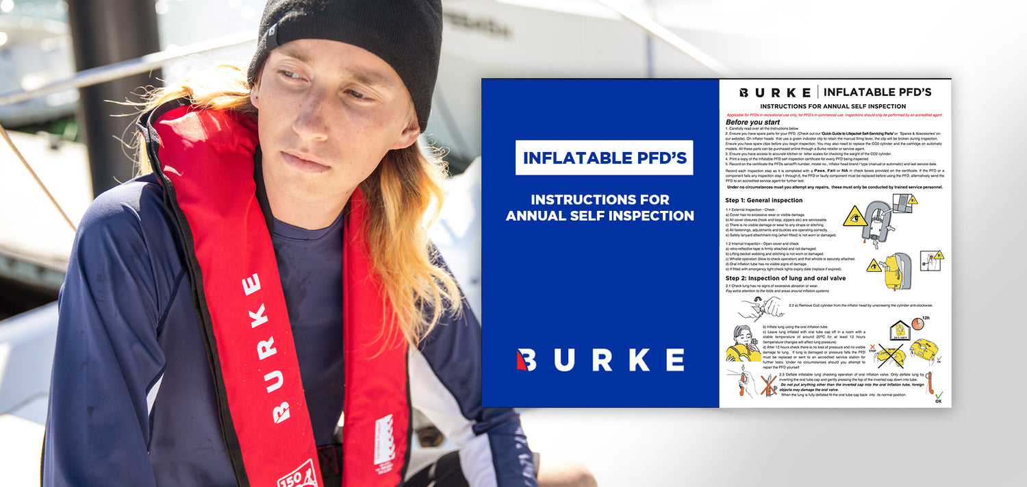 How to: Self Inspect Your Inflatable Lifejacket & Burke Marine