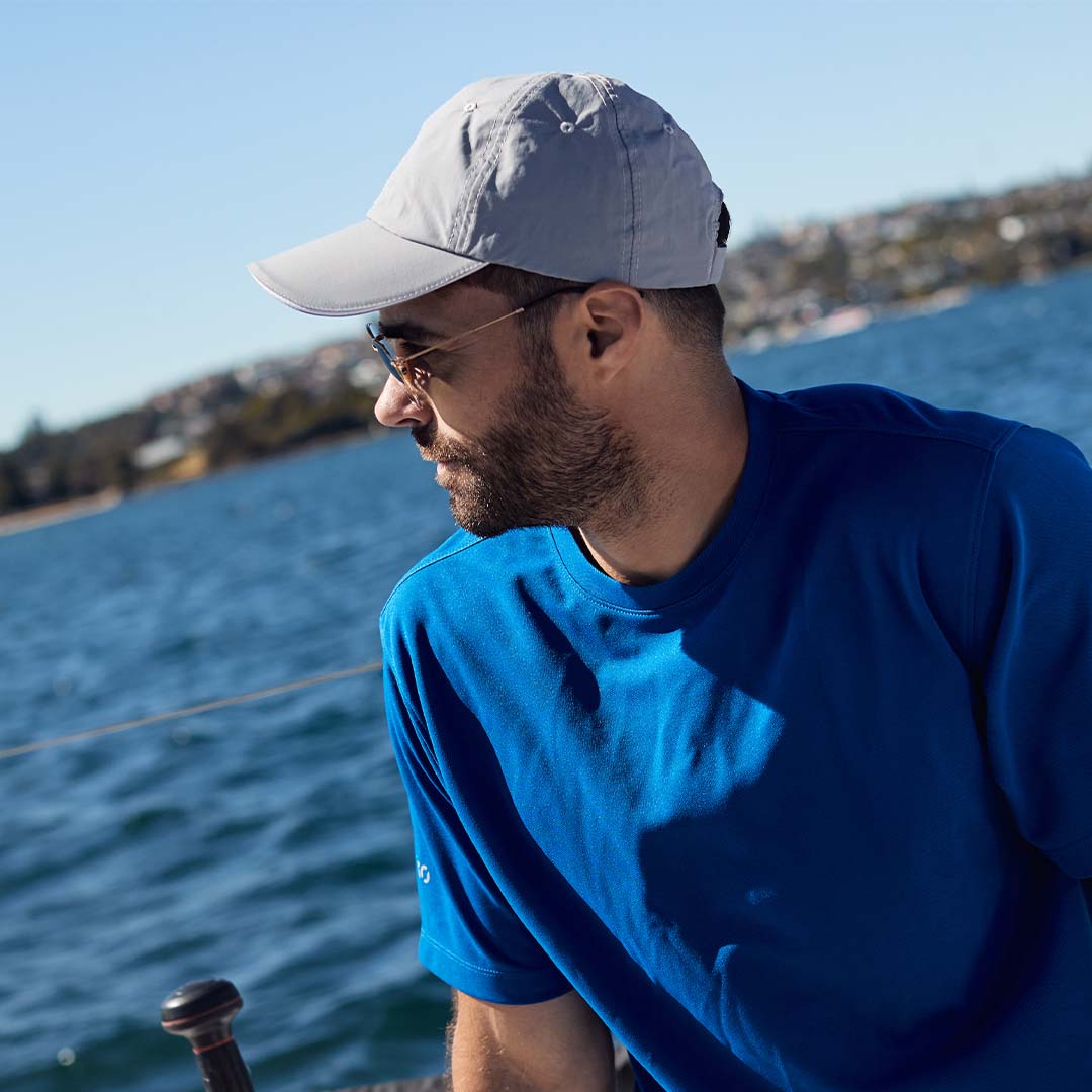 Quick Dry Cap - Light Grey | Burke Marine