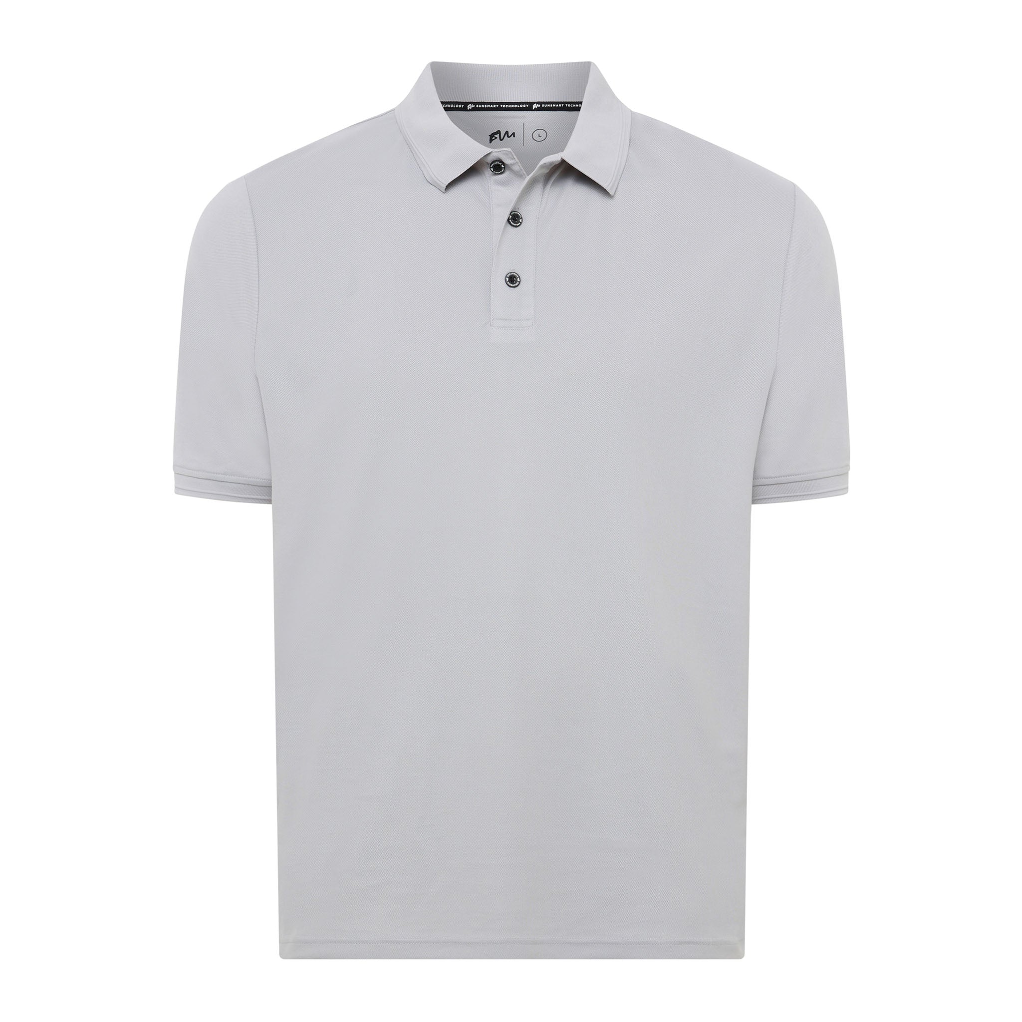 Signature Polo - Light Grey | Burke Marine